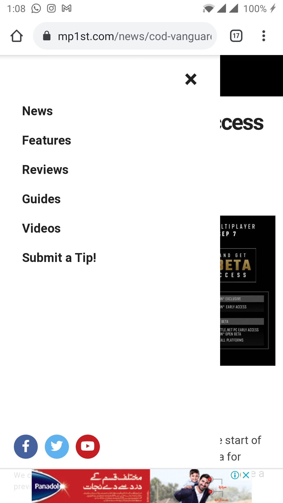 COD Vanguard Early Access Beta Code Giveaway