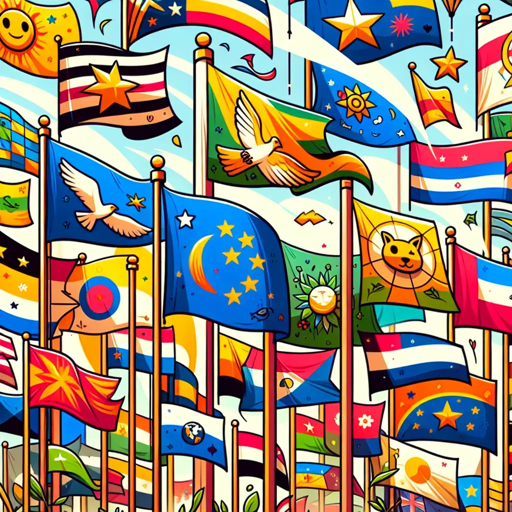 Quiz: Flags with Political Symbols - Quizzly.ai